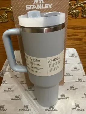 Stanley | Other | Stanley Quencher Tumbler In Light Gray With White Lid ...